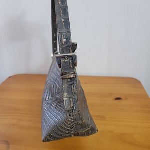 Besso USA | Bags | Besso Usa Croc Embossed Baguette Bag | Poshmark